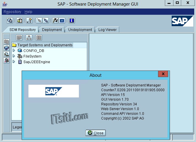 How to Check SAP SDM Version